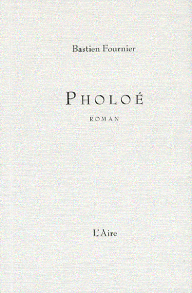 Pholoé – Éditions de l'Aire